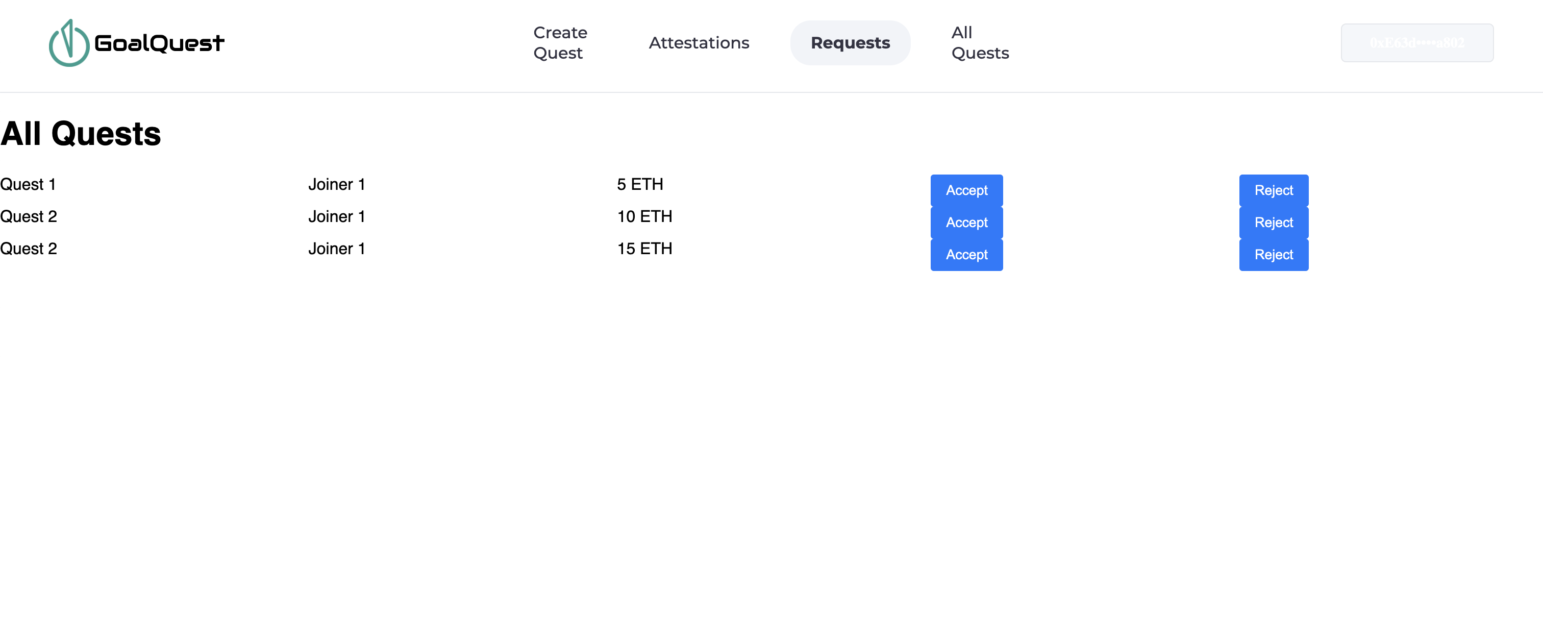 GoalQuest | ETHGlobal